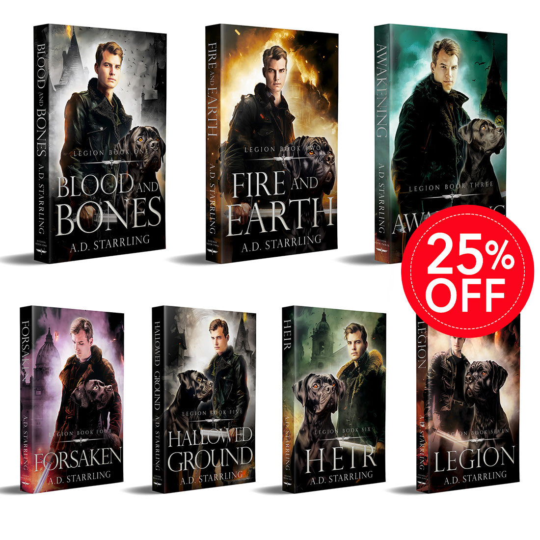 LEGION BOOKS 1-7 (PAPERBACK BUNDLE) – Author A.D. Starrling Shop